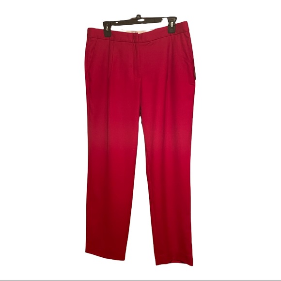 Talbots | Pants & Jumpsuits | Talbots Red Trouser Pants | Poshmark